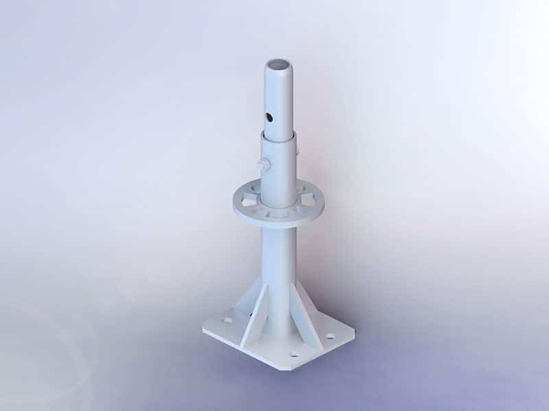 ADJUSTABLE CASTER ADAPTER - Coronet Scaffolding USA